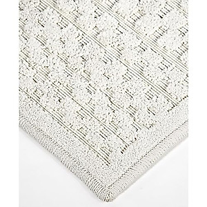 My Texas House Quail Hallow Rug - 3'11" X 5'5" Rectangle In Natural, High-Low, Geometric Design, Indoor Outdoor Patio And Home Decor