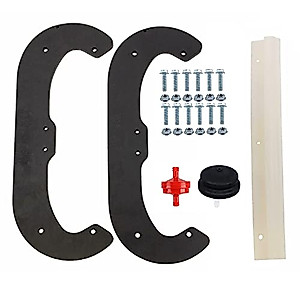MDAIRC for Toro 84-1980 KIT CCR Powerlite Snowthrower Paddles(84-1980x2), Scraper(75-8780)