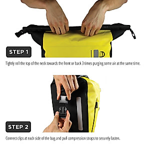 OverBoard Waterproof Classic Pannier, Yellow, 17-Liter