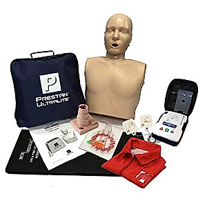 MCR Medical PRESTAN CPR Training Kit w Prestan Ultralite Manikin w Feedback, UltraTrainer, MCR Accessories