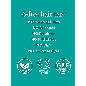 Briogeo Destined For Density Caffeine + Biotin Peptide Density Shampoo | Increases Hair Thickness and Density | Vegan, Phalate & Paraben-Free | 8 Ounces