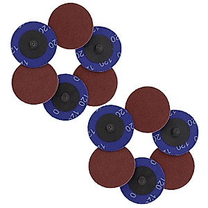 ABN Aluminum Oxide Sandpaper Disc, 50pk - 2in 120 Grit Sanding Disc Set, Circle Sander Pads Abrasive Round Sandpaper