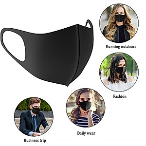 GACEMIU 20 Pack Face Mask Reusable Adjustable Protection Fashion Unisex Washable Reusable Mouth Face Protection from Dust Pollen Pet Dander Fashionable Anti-Smog