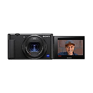 Sony ZV-1 Camera for Content Creators and Vloggers Koah Pro NP-BX1 Battery with Charger and Kingston 64GB Canvas Go Plus 170MB/s SD Card Bundle (3 Items)