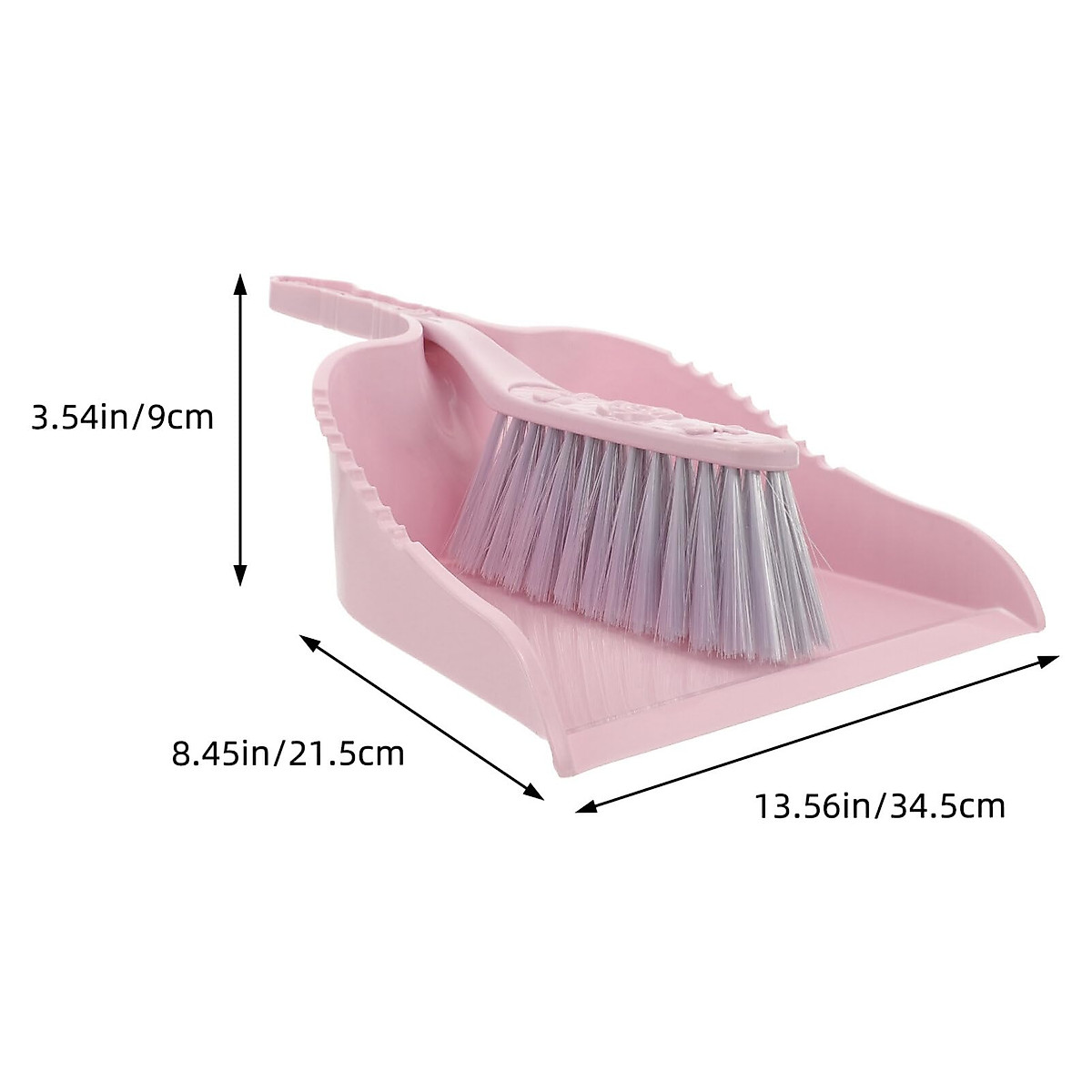 1 Set Broom and Dustpan for Desktop and Bed Cleaning Handheld Dustpan and Brush for Home and Dorm Use