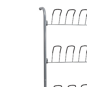 Neu Home Organize It All Over-The-Door 18 Pair Hanging Wire Shoe Rack
