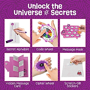 Pretty Me Secret Messaging Kit for Girls - Gifts Ideas for Birthday - Ages 7-14+ Year Old Girl - Best Cool Stuff Toys Kits for Friends, BFF, Teen, Teenager, 7 to 14 Olds