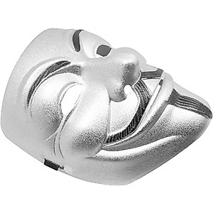 Udekit Hacker Mask V for Vendetta Mask for Kids Women Men Halloween Cosplay Costume