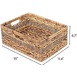 StorageWorks Wicker Baskets Set