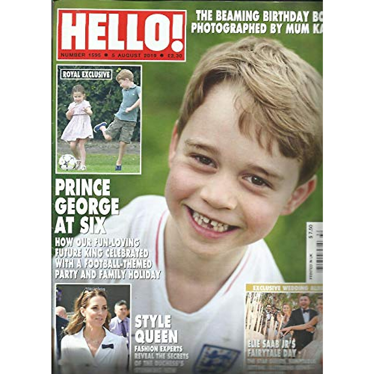 HELLO! MAGAZINE UK EDITION PRINCE GEORGE AT SIX AUGUST, 05th 2019 NO 1595