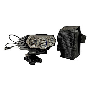 Night Owl Helmet Light Kit with 10pc GoPro Compatible Mount System, Powerful 3000 Lumen LED Riding Light Mount-Anywhere Motorcycle, Bicycle, Ski, Snowmobile, Dirt Bike & More - USA Based