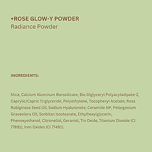 Pixi Beauty +Rose Glow-y Powder | Rose Extract Infused Color Tint Soothes & Hydrates Skin | Use As Blush Or Highlighter To Enliven Complexion | 0.4 Oz