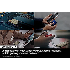 SAMSUNG T7 Shield 4TB Portable SSD - 1050MB/s, Rugged, Water & Dust Resistant, for Content Creators - Black