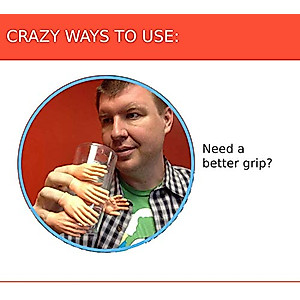 5pcs Finger Hands Puppet & 5pcs Mini Finger Hand Puppet for Finger Hand Puppets| Soft Vinyl Little Finger Puppet Party Favors Novelty Gag Toys Practical JokeToy | Assorted Tones (Black, Tan or White)