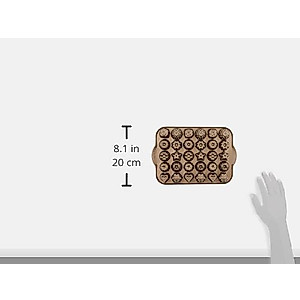 Nordic Ware Tea Cakes Cast Aluminum Cakelet, 2.5 Cup Capacity, Toffee