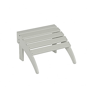 WO Home Furniture Adirondack Ottoman Outdoor Patio Footrest 13.5" Inch Folding Footstool for Outdoor Adirondack Chair (Sand)