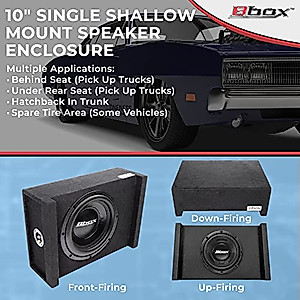 Bbox 10AME 10-Inch Single Sealed Shallow Mount Downfire Enclosure