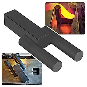 Bonbo 1 Inch Blacksmith Hardy Anvil Tool Hardy Turning Bending Forging Scrolling Twisting Tool Blacksmith Anvil Bending Fork
