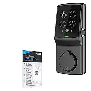 BoxWave Screen Protector Compatible with Lockly Guard Deadbolt (728Z) - ClearTouch Crystal (2-Pack), HD Film Skin - Shields from Scratches