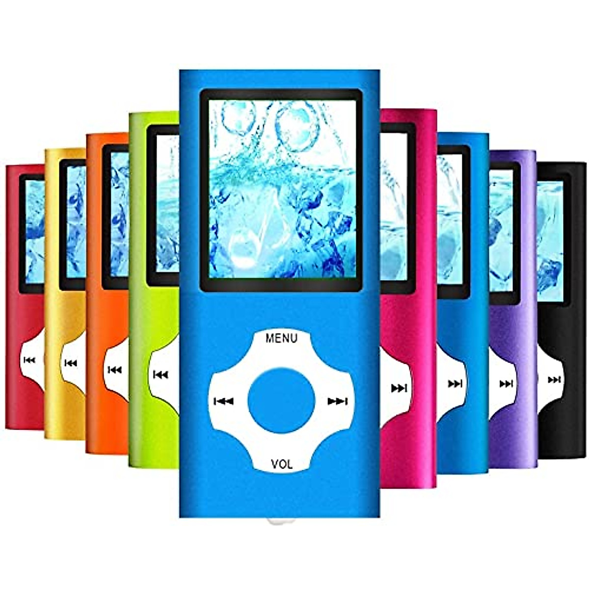 MP3 Player / MP4 Player, Hotechs MP3 Music Player with 32GB Memory SD Card Slim Classic Digital LCD 1.82'' Screen Mini USB Port with FM Radio, Voice Record