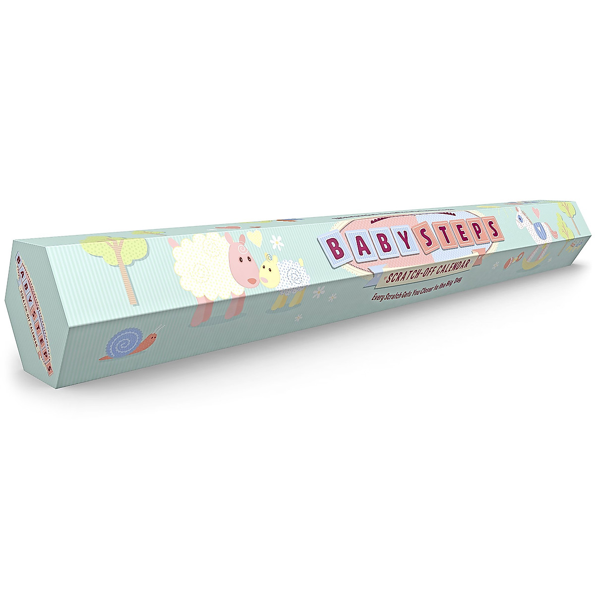 BabySteps Pregnancy Gift Scratch-Off Calendar - 236 Entertaining Facts & Tips