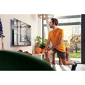 Philips A7306 True Wireless Sports Headphones with Detachable Ear Hooks, Heart-Rate Monitor, UV Cleaning Charging case, Awareness Mode, Waterproof, TAA7306BK