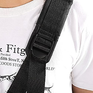 YILUFA Trimmer Harness Strap,Universal Trimmer Double Shoulder Strap Mower Nylon L-Shaped Belt for Brush Cutter Garden