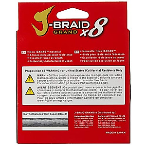 J-BRAID GRAND 8X 300YDS FILLER SPOOL GRAY LIGHT