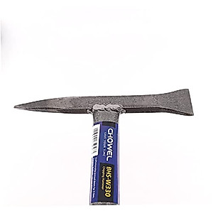 CHOWEL BHS-W330 Welding Chipping Hammer Slag Removal Tool with Forged Construction, Shock Reduction Grip & lightweight 13oz