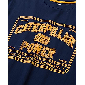 Caterpillar Men's Power Tee, Detroit Blue, Large