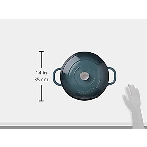 Crock-Pot Crock Pot Artisan Enameled Cast Iron Braiser W/Lid, 5 Quart, Slate Gray