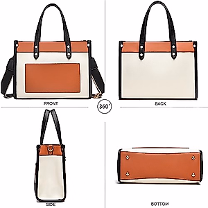 CROJUYI Tote Bag for Women - Satchel Purse and Handbags Ladies Shoulder Totes Crossbody Bags