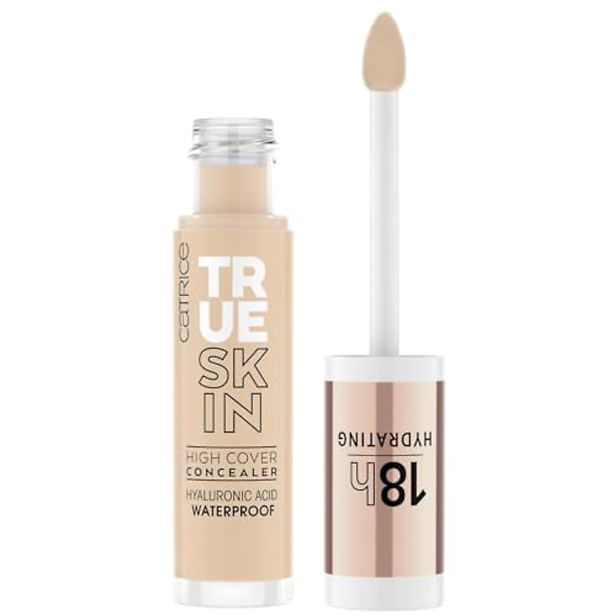 Catrice | True Skin High Cover Concealer (015 | Warm Vanilla) | Waterproof & Lightweight for Soft Matte Look | With Hyaluronic Acid & Lasts Up to 18 Hours | Vegan, Cruelty Free