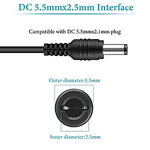 5V 1A AC Adapter, Waysse 5V 1A Power Supply DC Power Adapter,100V-240V Slim Design AC Power Adapter Wall Charger for Android Tablets Webcam Routers Toys Recorder Speaker & More DC 5V Devices