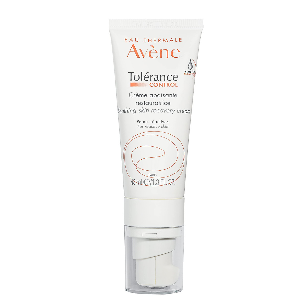 Eau Thermale Avène - Tolerance Control Soothing Skin Recovery Cream - For Hypersensitive, Normal to Combination Skin - Sterile Hydrating Face Moisturizer - Vitamin C - 1.3 fl.oz. (Pack of 1)