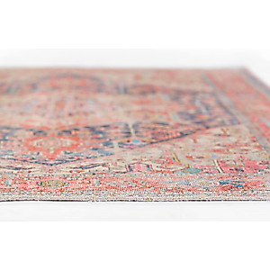 Momeni Chandler Medallion Area Rug, 5'6" X 8'6", Navy