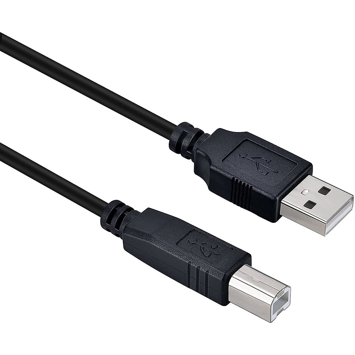 USB B MIDI Cable Compatible with M-Audio Oxygen 25/Keystation 49 MK3/61 MK3/88 MK3/Mini 32 MK3,Native Instruments Maschine Mikro Mk3,Komplete Kontrol M32 A61 Controller Keyboard USB Cable 10 Feet
