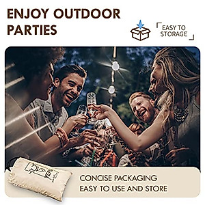 YEFU Patio Chair Cover–Adirondack, Thickened 600D, New Knitting Process, Waterproof Clearance, Outdoor Patio Furniture Covers, Not Easy to Crack/Tear, for Lawn, Deck, Outdoor Seating