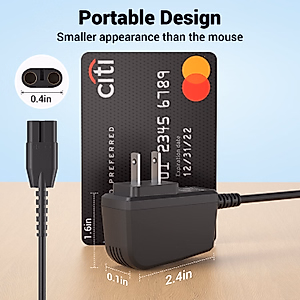 CGGXJP 5V 1A Replacement Charger for Manscaped Lawn Mower 3.0/2.0 Electric Groin Hair Trimmer AC Charger Power Supply Adapter Cord