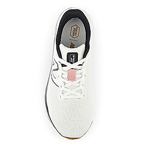 New Balance Women's Fresh Foam Arishi V4 Running Shoe, White/Tobacco, 8