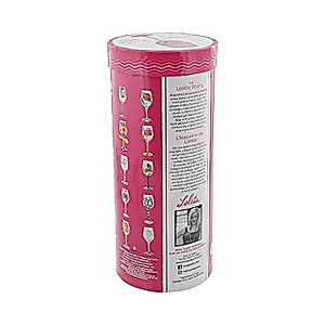 Enesco Designs by Lolita My Hearts-a-Swirl Hand-Painted Artisan Wine Glass, 15 Ounce, Multicolor