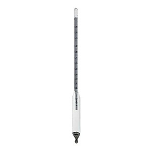 Thermco GW2511X Plain Form Salt Brine Hydrometer, Sodium Chloride % by Weight, 0 to 26.5% Range, 0.5° Division