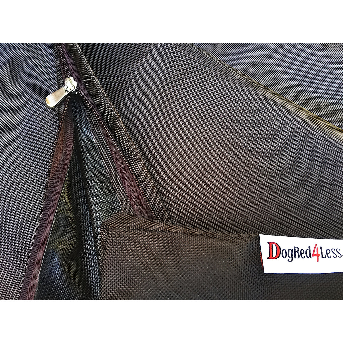 Do It Yourself DIY Pet Bed Pillow Duvet 1680 Nylon Durable Cover and Waterproof Internal case for Dog/Cat at Medium 36"X29" Seal Brown Color - Covers only