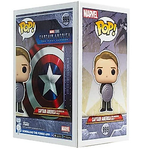 Captain America with Prototype Shield Pop! Vinyl - EE Exclusive Bundle with EcoTek Pop Protector