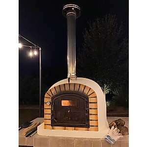 Authentic Pizza Ovens Lisboa Premium, Wood Fire Outdoor Oven