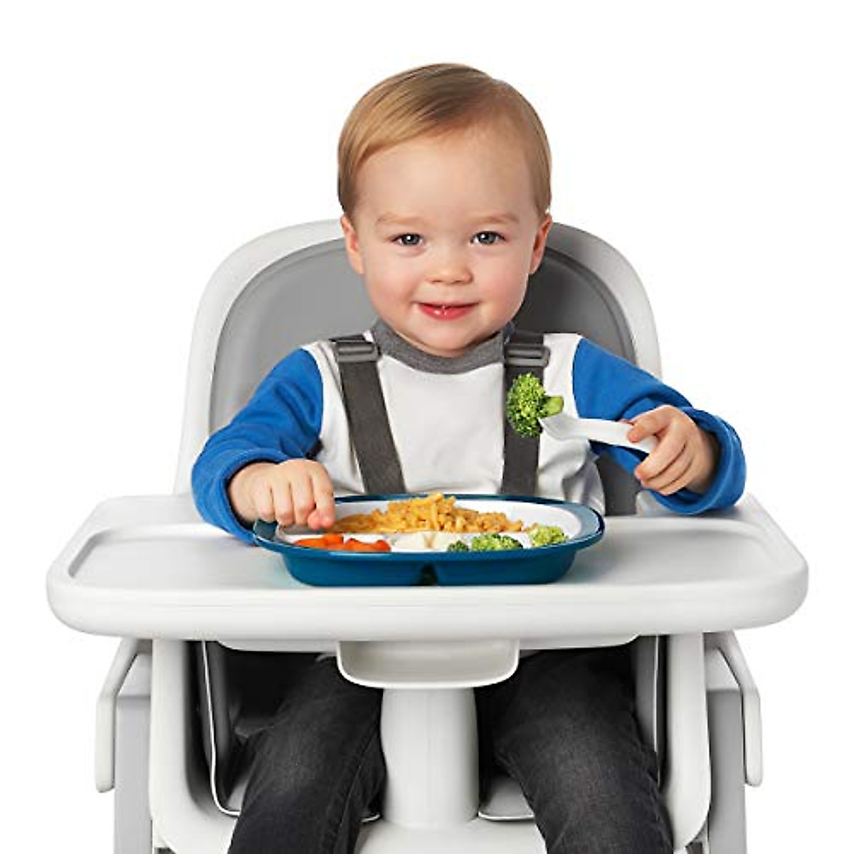 OXO Tot Plastic Fork & Spoon Multipack - Navy , 4 Piece Set