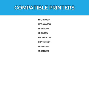 LD Compatible Toner Cartridge Replacements for Brother TN221 & TN225 High Yield (1 Black, 1 Cyan, 1 Magenta, 1 Yellow, 4-Pack)
