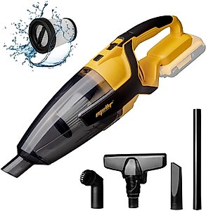Mellif Cordless Vacuum for Dewalt 20V Max Battery, Handheld Electric Power Vacuum Cleaner for Hardwood Floor Carpet Pet Hair Car (No Battery)