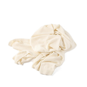 Villand Women's 100% Pure Cashmere Knitted Shawl Wrap - Extra Large Lightweight Pashmina Stole with Gift Box (White)