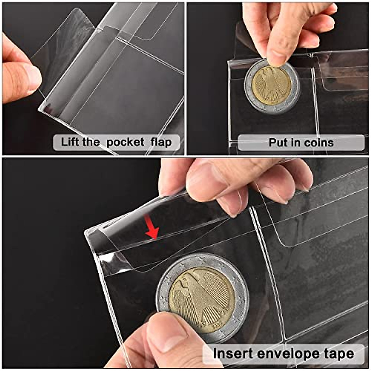 Collector Case Compatible with 5 Surprise Mini Brands Toys Series 1 2 3 and Coin Collection Supplies Pages for Collectors Bundle